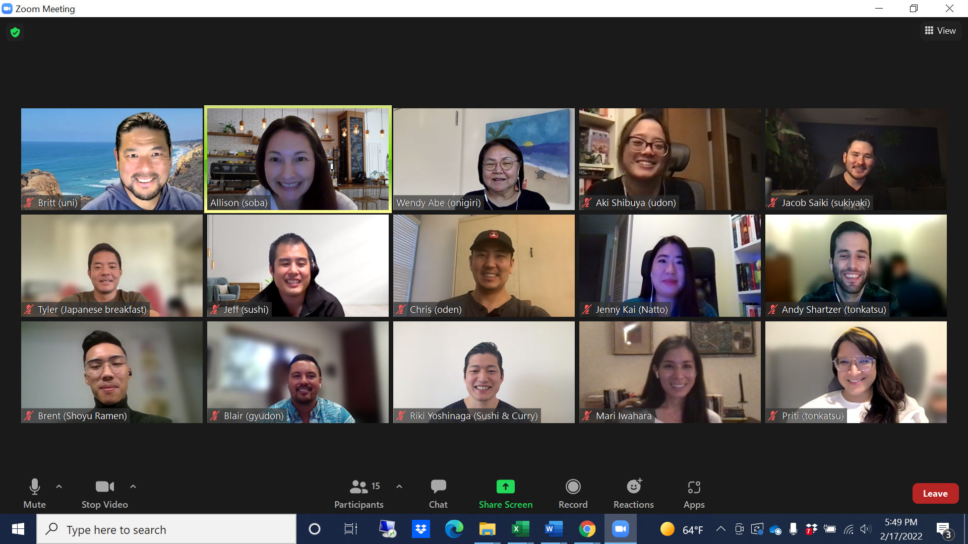 2021 ELP Class Participates in a Virtual Leadership Session - U.S ...