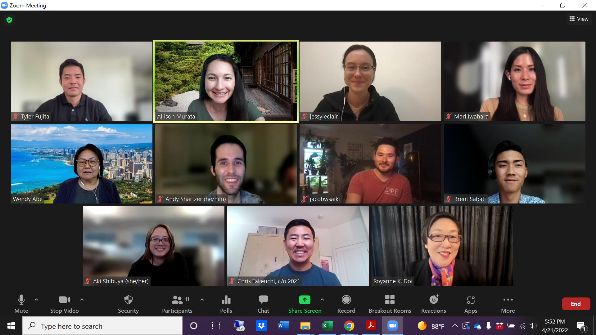 2021 ELP Cohort Participates in a Virtual Session on Mentorship - U.S ...