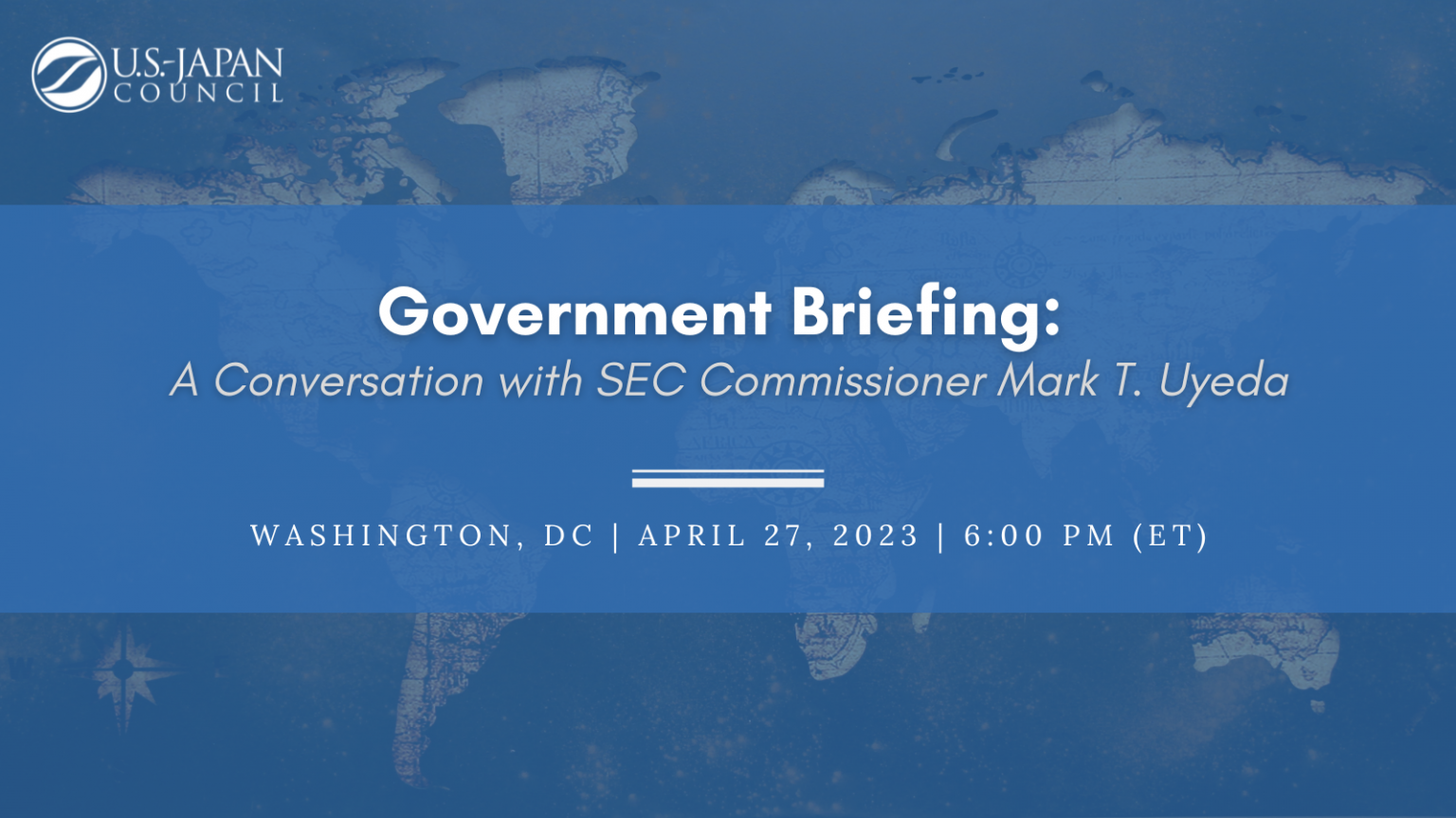 Government Briefing: A Conversation with SEC Commissioner Mark T. Uyeda ...