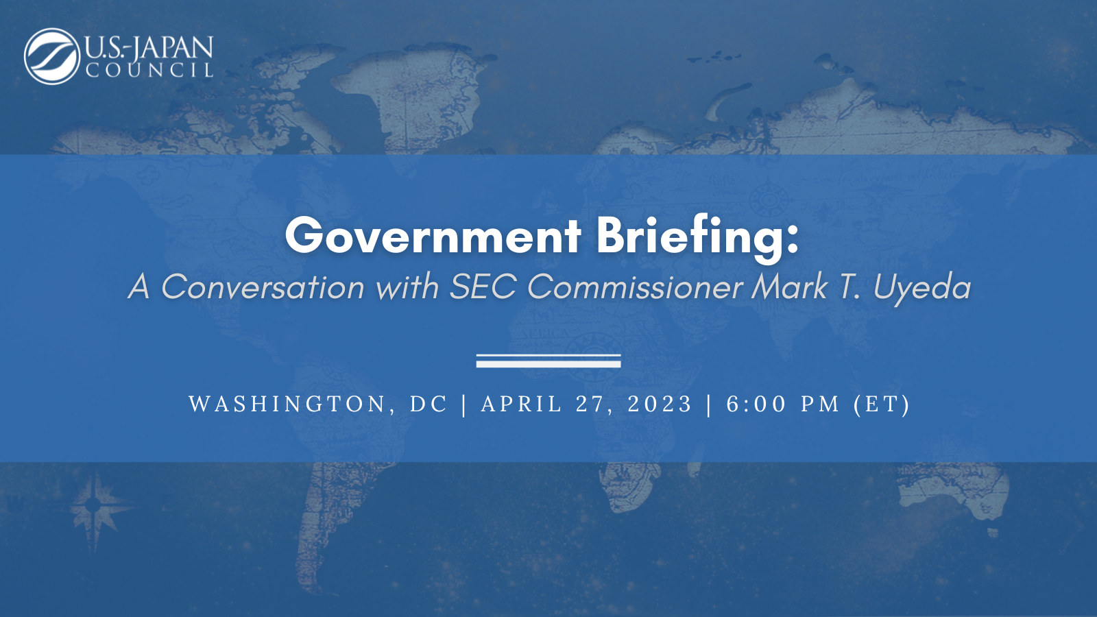 Government Briefing: A Conversation with SEC Commissioner Mark T. Uyeda ...