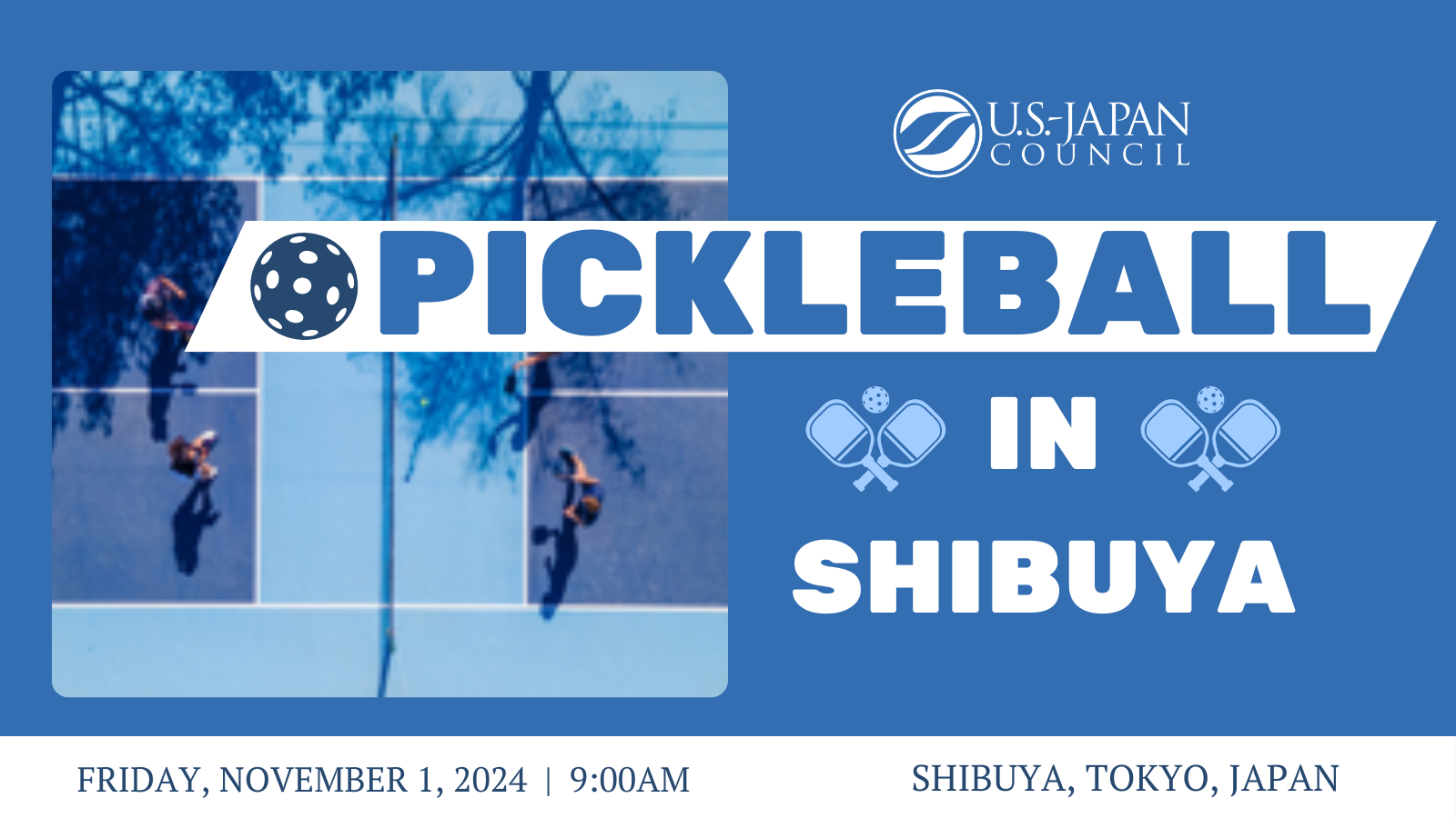 Pickleball in Shibuya - U.S.-Japan Council