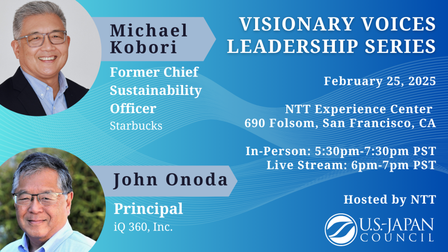 Visionary Voices Leadership Series featuring Michael Kobori and John ...